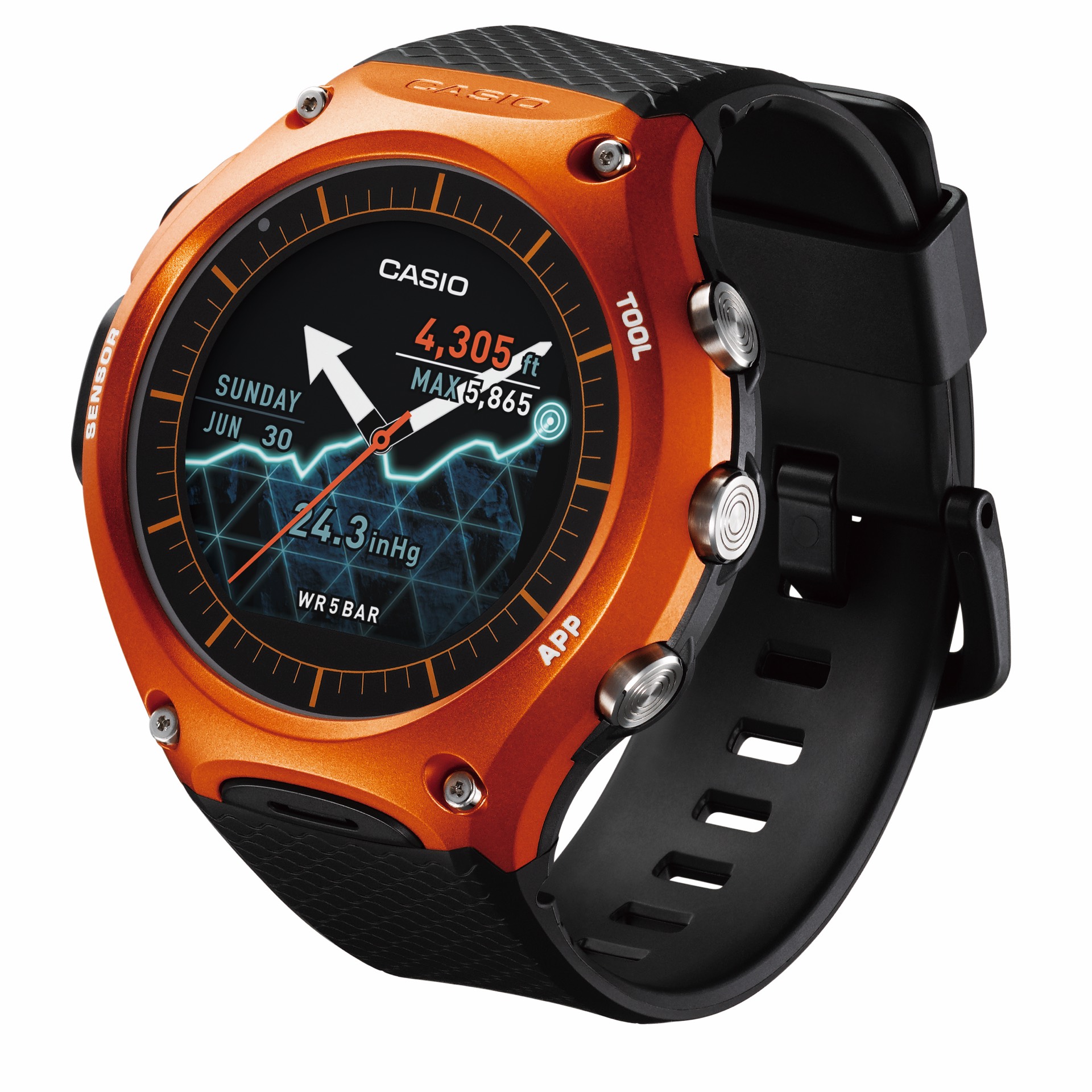 Casio WSD-F10 Smart Outdoor Watch - AndroidWear.me